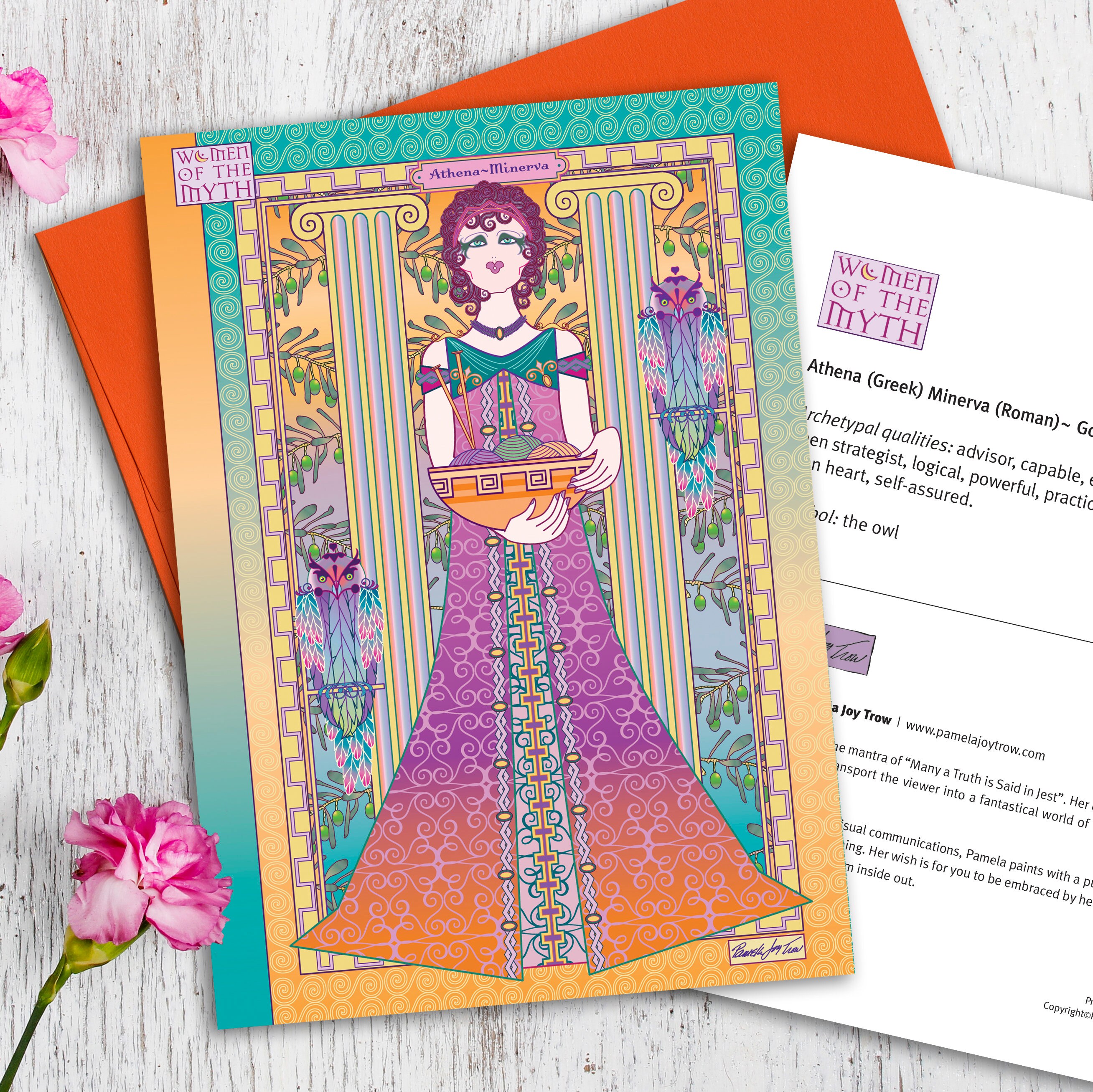 Goddess Venus Aphrodite Greeting Card 5x7 - Etsy