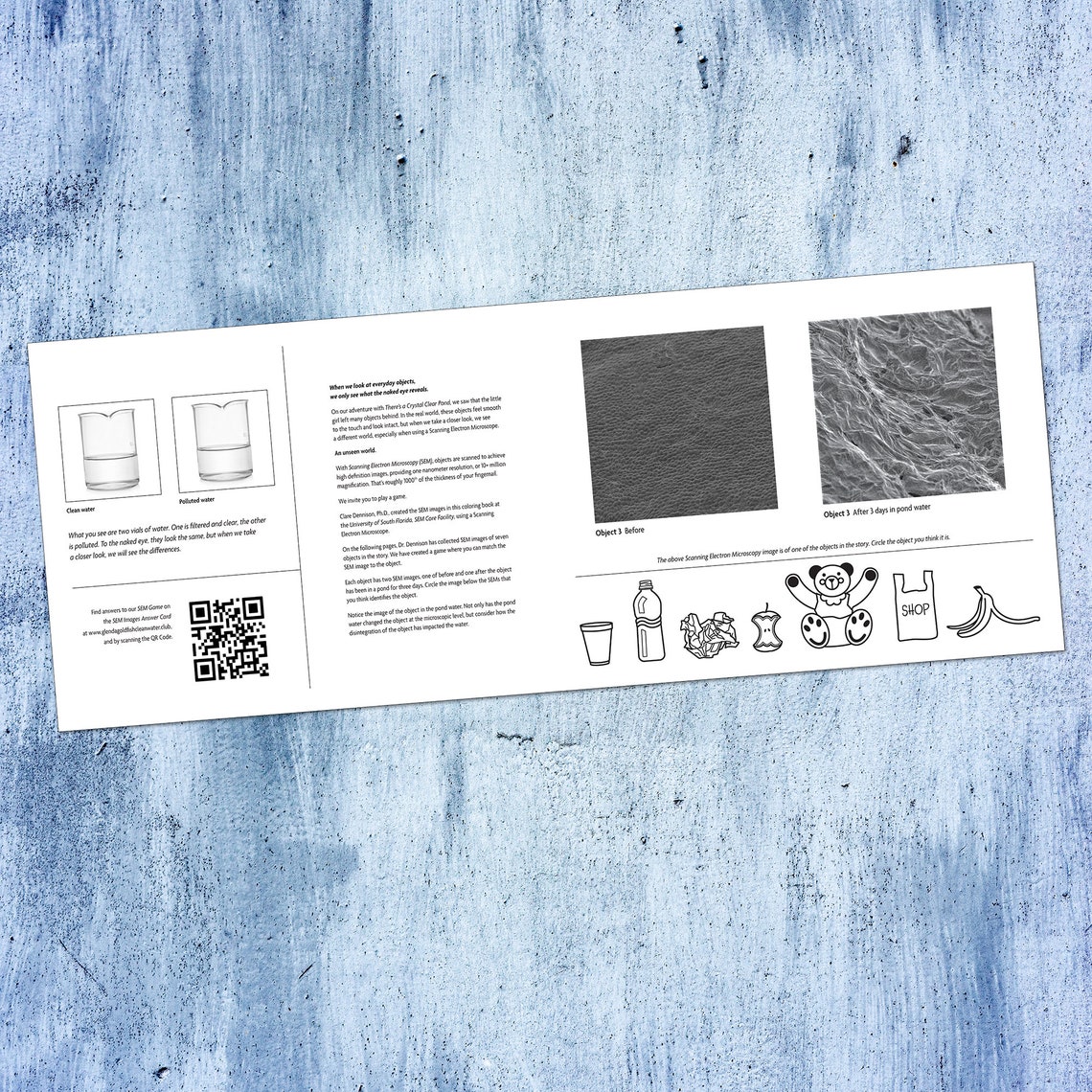 Coloring Book and Science Game on the Unseen World of Water Pollution ...