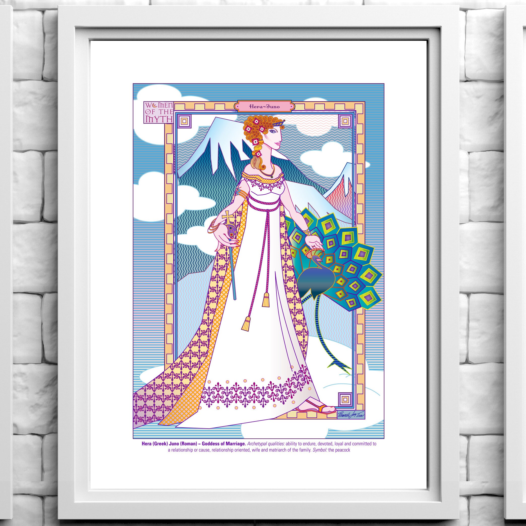 Juno Roman Goddess Symbol