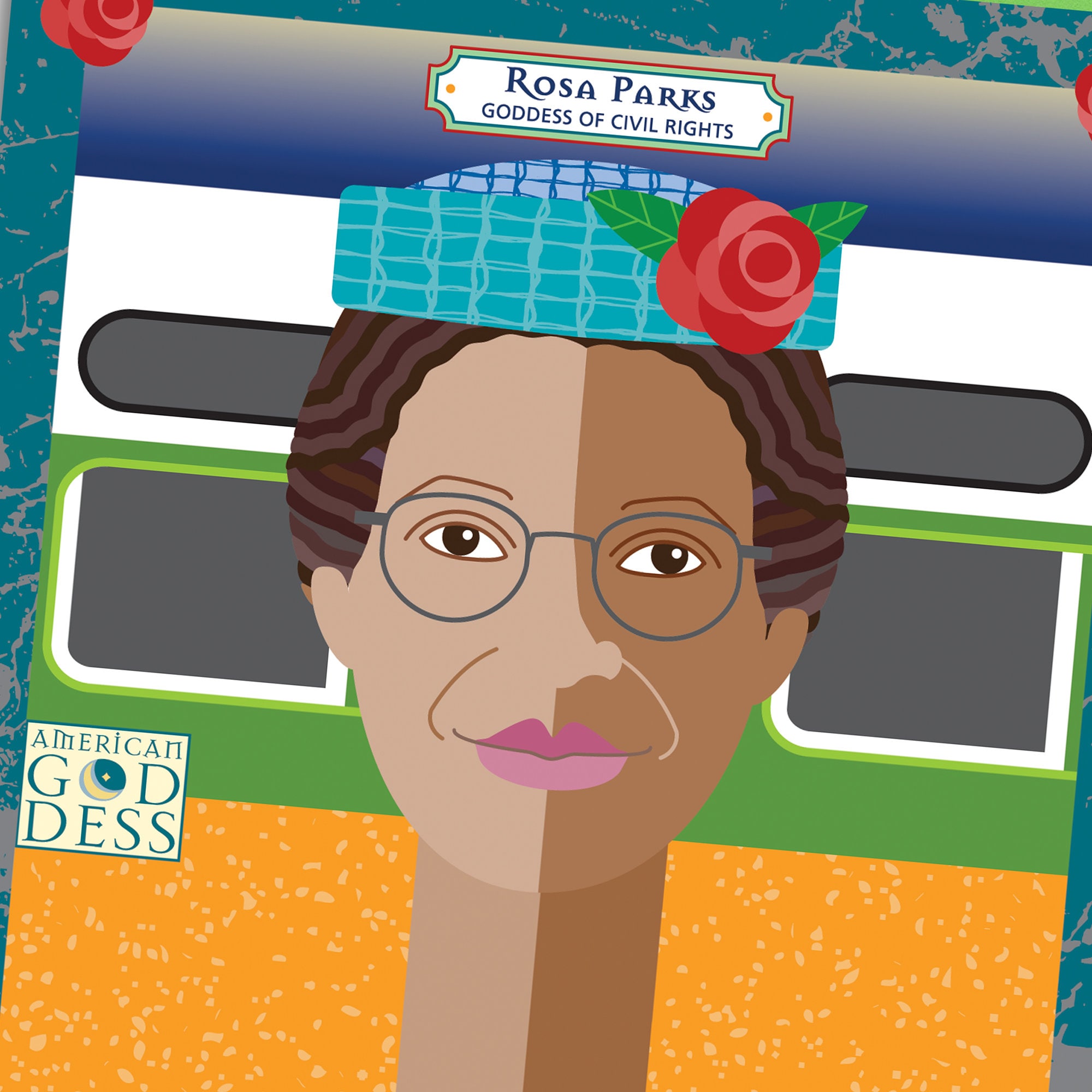 Rosa Parks American Goddess of Civil Rights Greeting Card - Etsy