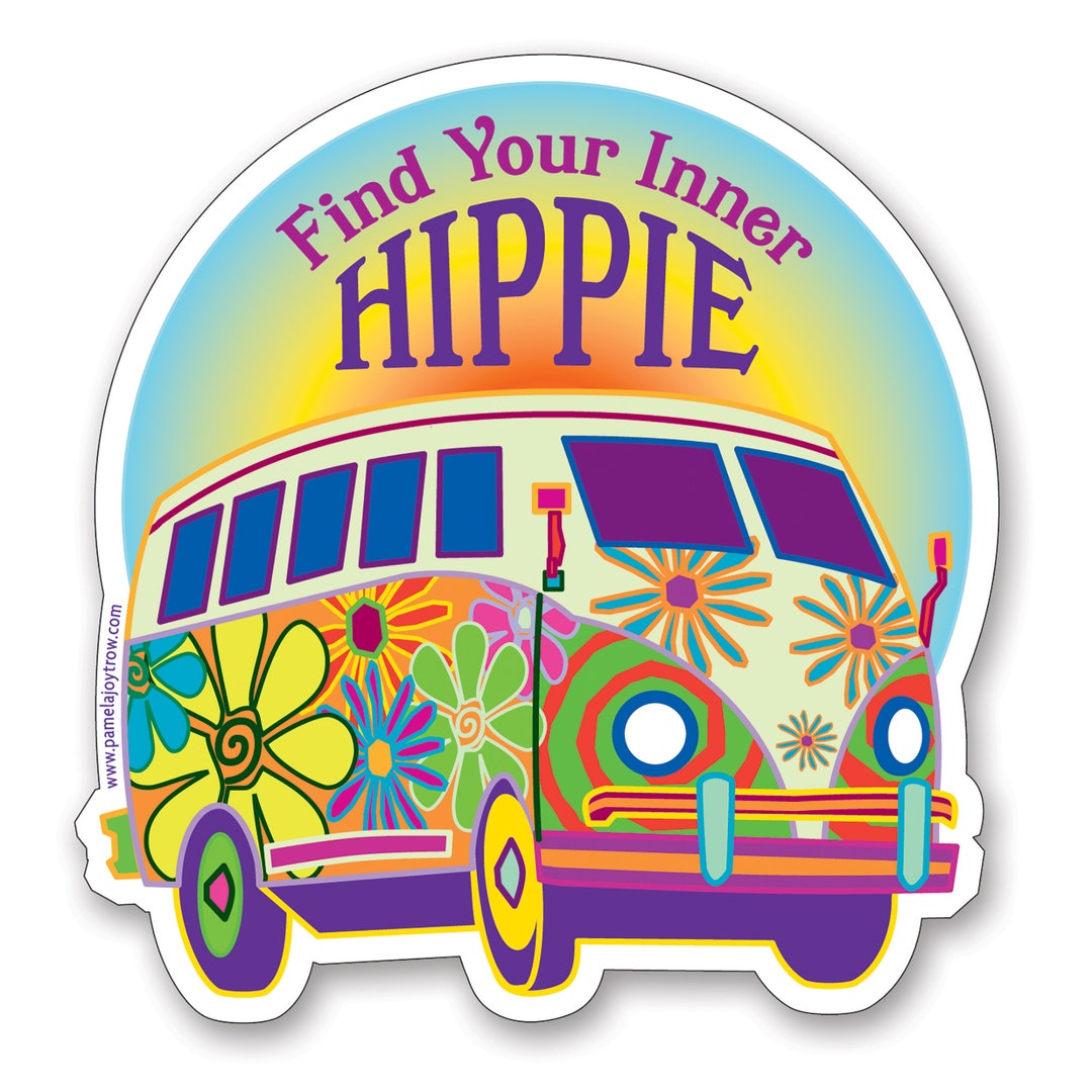 Find Your Inner Hippie Sticker - Etsy