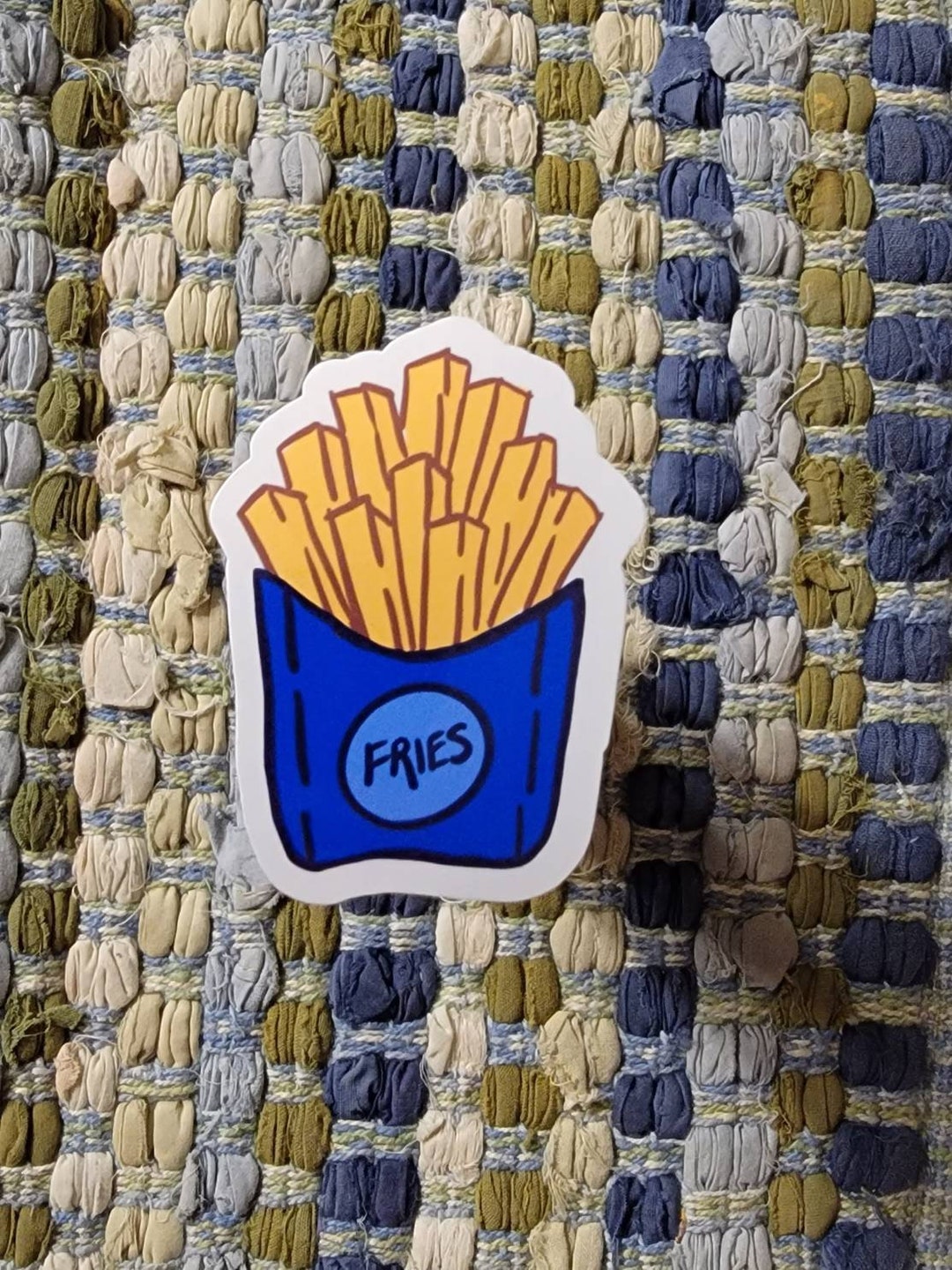French Fries Sticker, Food Sticker, Junk Food Sticker, Fast Food ...