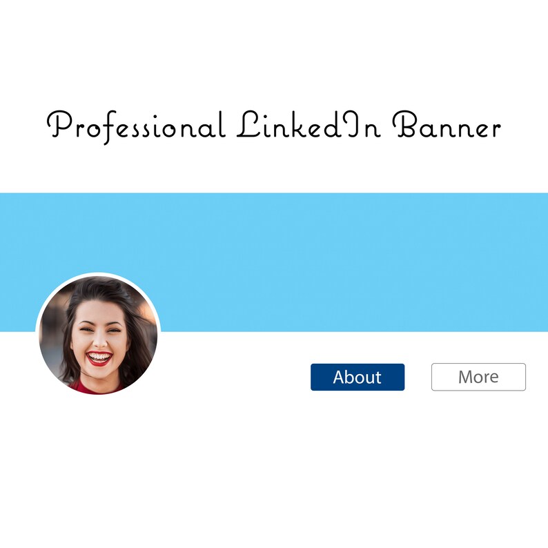 Ocean Bright Blue Linkedin Background Photo || Digital PNG File ...