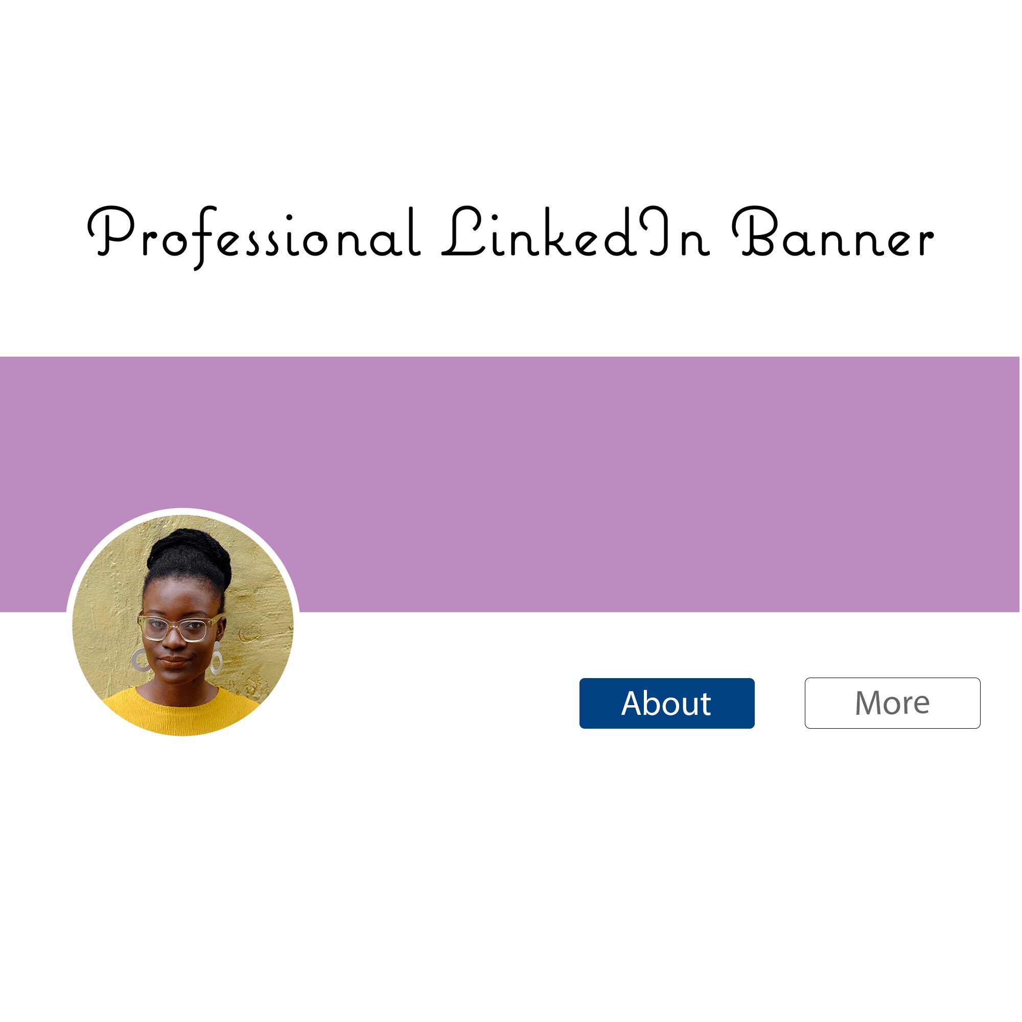 Elegant Purple Linkedin Background Image || Digital PNG File Download - Etsy