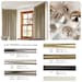 Designer Drapery Rods in 6.5ft, 8.5ft, 13ft, 16ft . Drapery Poles ...