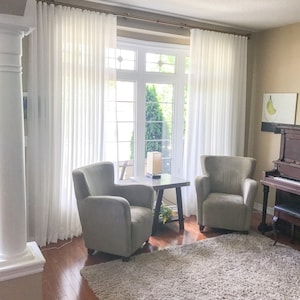 Ripple Fold Designer Drapery Rods in 4 Color Finishes. 6ft, 8ft, 13ft ...