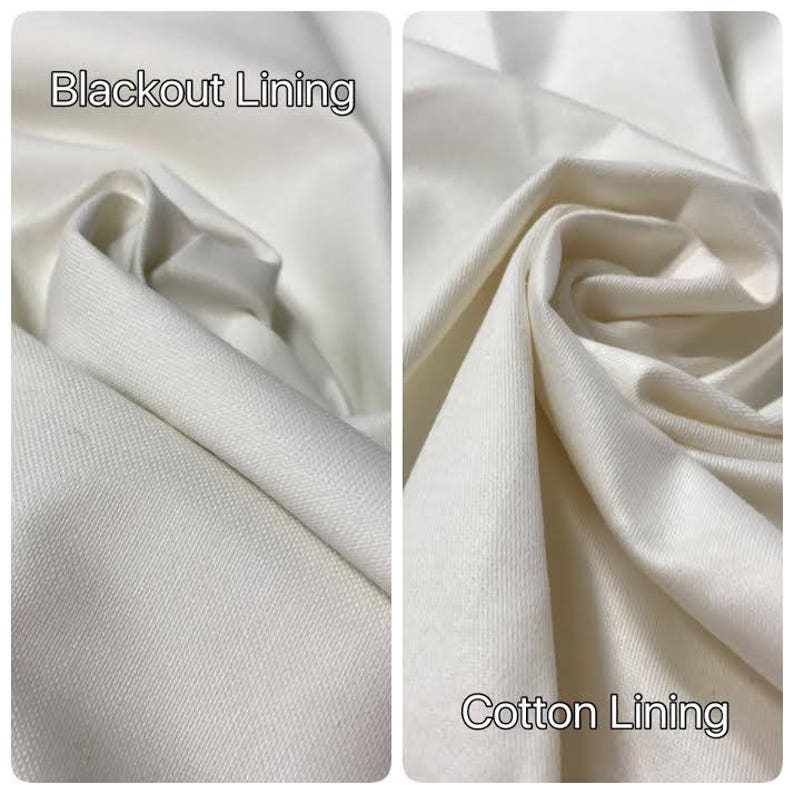 Blackout Dimout Sheer or Cotton Lining - Etsy
