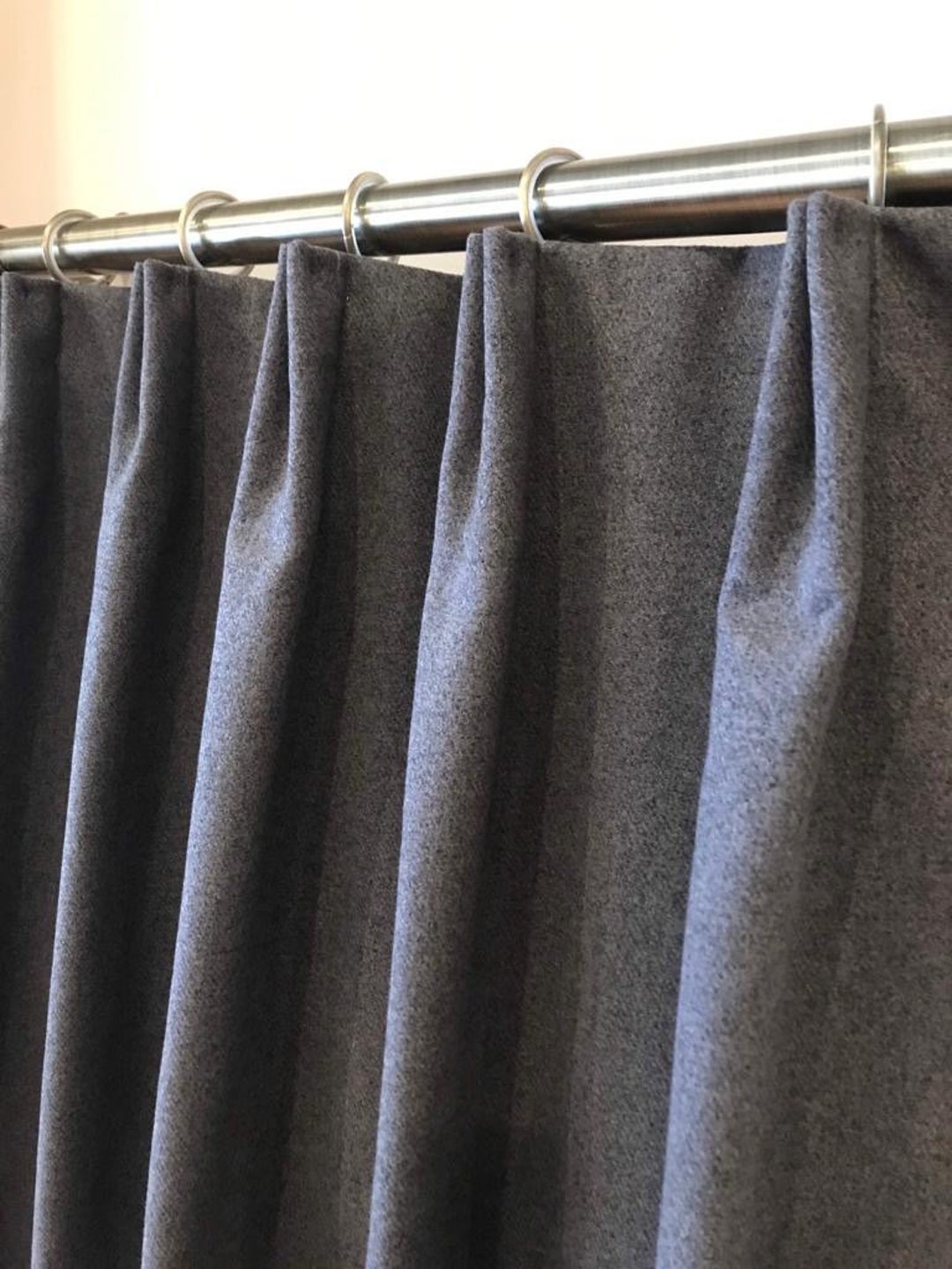 Herringbone Tweed Texture Designer Blackout Thermal Drapery Panels ...