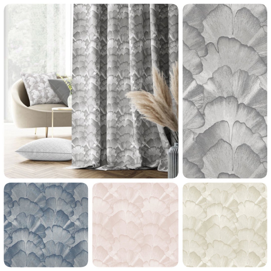 Renee Art Deco Custom Drapery Panels. Pinch Pleat, French Pleat ...