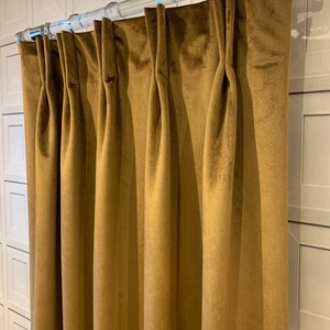 Luxury Italian Straw Custom Velvet Pinch Pleat Drapery Made in Canada ...