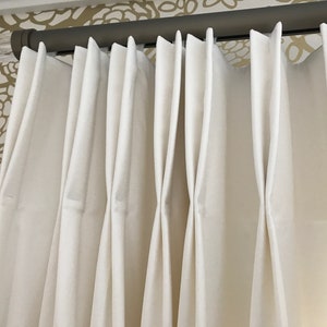 Ripple Fold Channel Drapery Rod: 1-3/8" Designer Pole for Pleated and ...