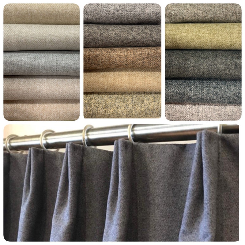 Wool Curtains - Etsy