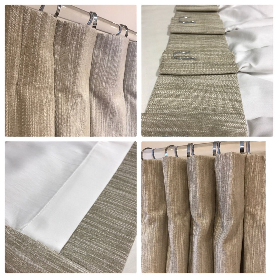 Cocoon Textured Bouclé/chenille Custom Drapery Panels. | Etsy Canada