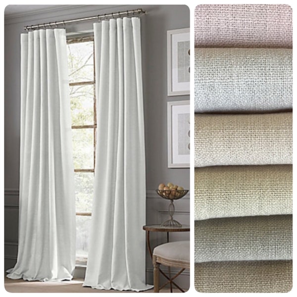 Custom Linen Drapery linenhouse Ripple Folds - Etsy Canada