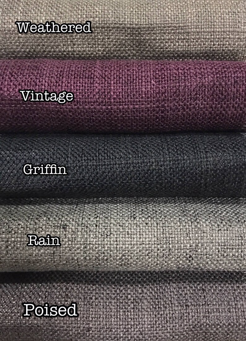 New Barista Custom Linen Drapery Collection in 32 Colors. - Etsy Canada