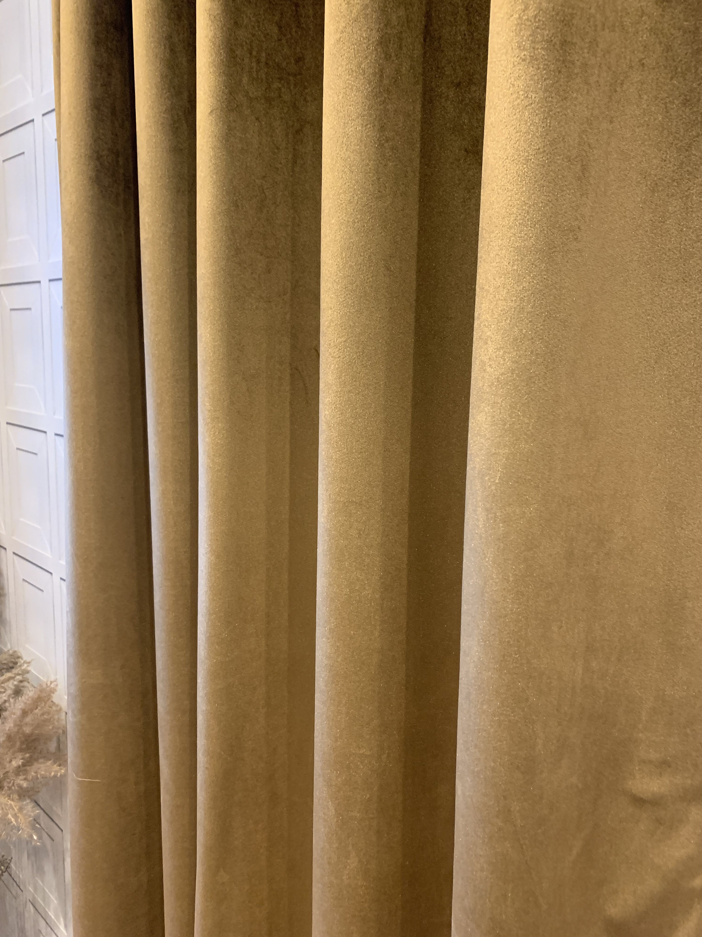 Luxury Italian Straw Custom Velvet Pinch Pleat Drapery Made in Canada ...