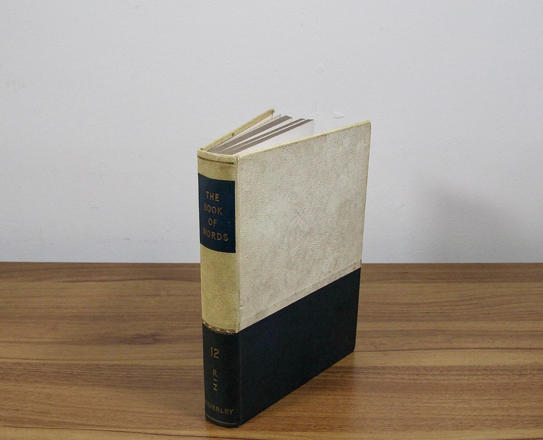 Vintage Book the Book of Words Book Old Reference Books - Etsy