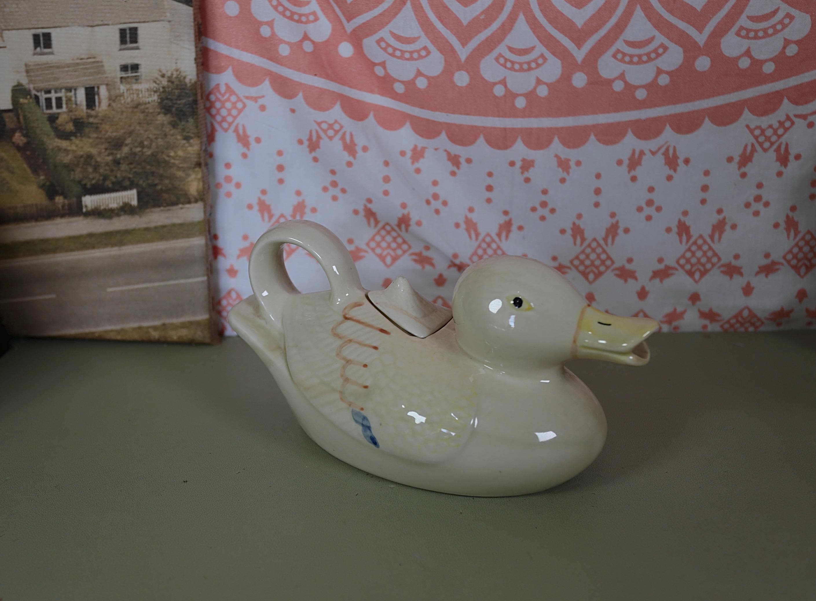 Vintage Teapot Novelty Duck Teapot - Etsy