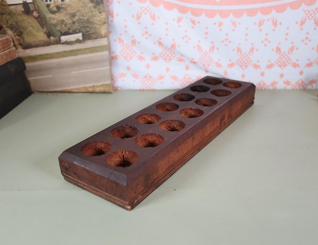 Vintage Wooden Lab Test Tube Holder Small Bottle Holder - Etsy