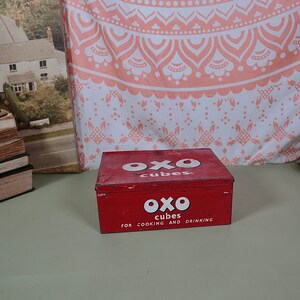 Vintage Tin Rustic Oxo Cubes Tin - Etsy