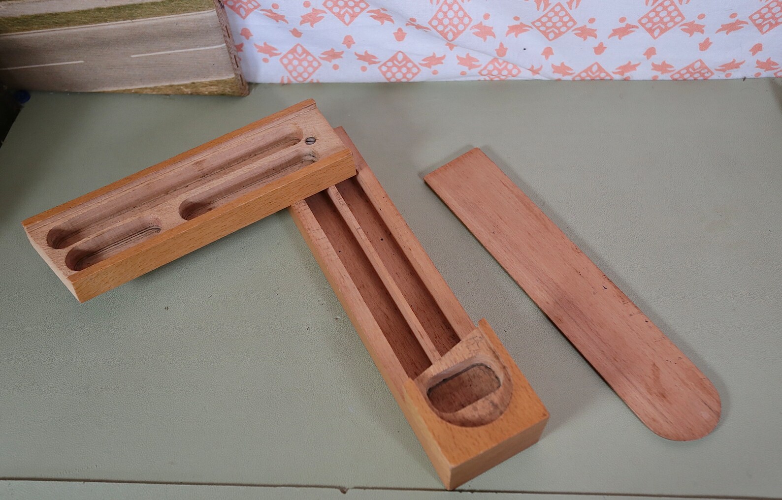 Vintage Pencil Box Wooden Pencil Box - Etsy UK