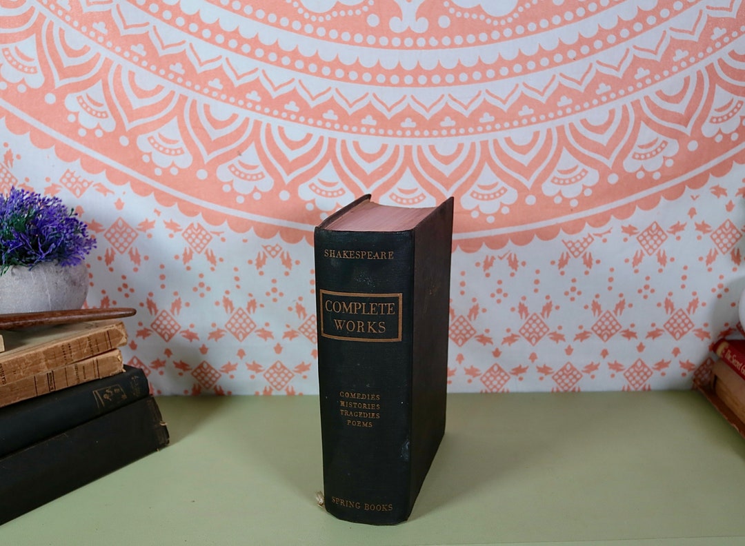 Vintage Book Shakespeare Complete Works Book by Spring Books Comedies ...