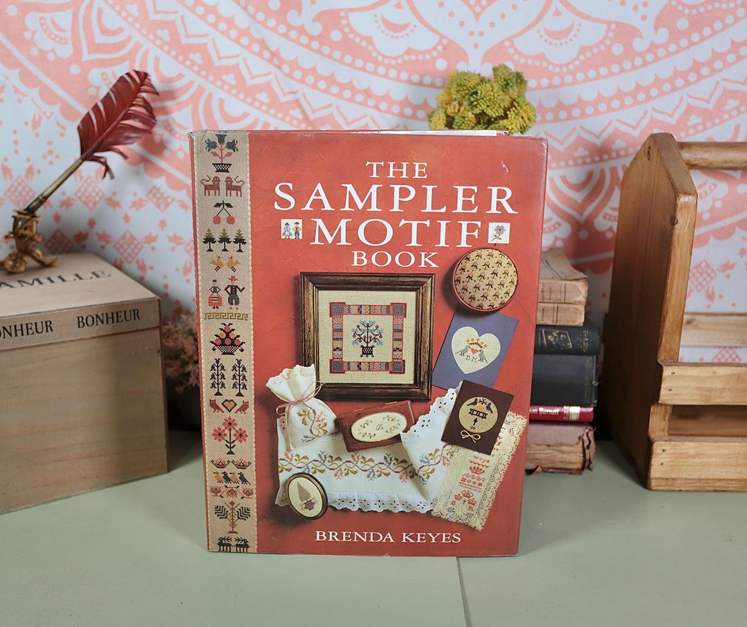 Vintage Book the Sampler Motif Book by Brenda Keyes - Etsy