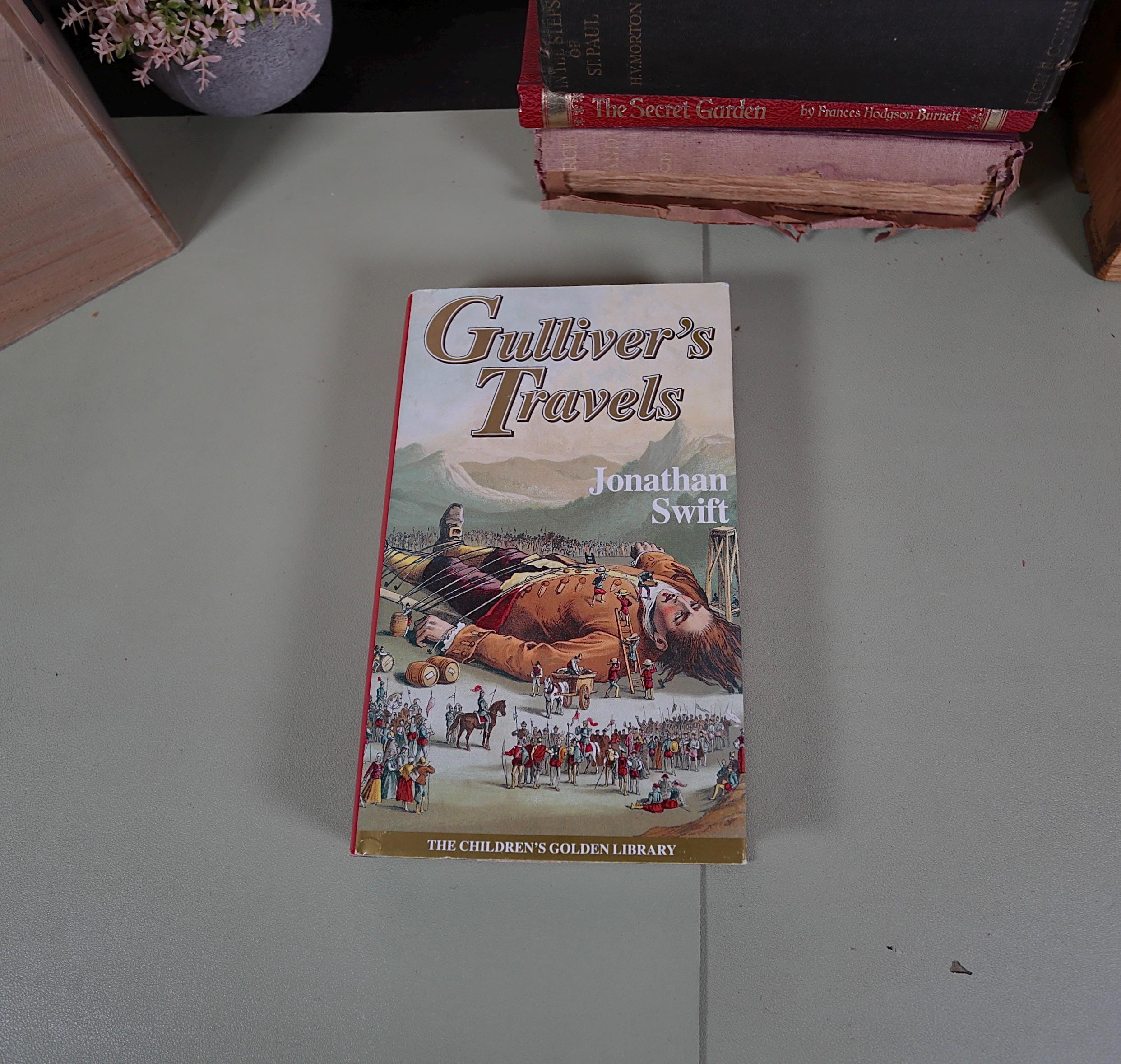 Vintage Book Gullivers Travels by Jonathan Swift the Children's Golden ...