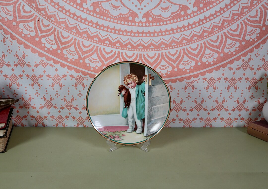 Vintage Plate Bessie Pease Gutmann Good Morning Collectors Plate ...