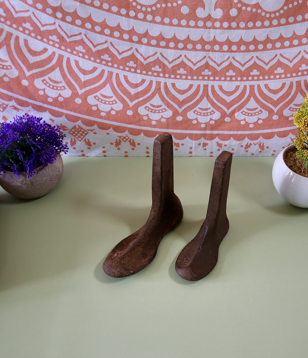 Vintage Shoe Stays 2 Cast Iron Shoe Lasts - Etsy