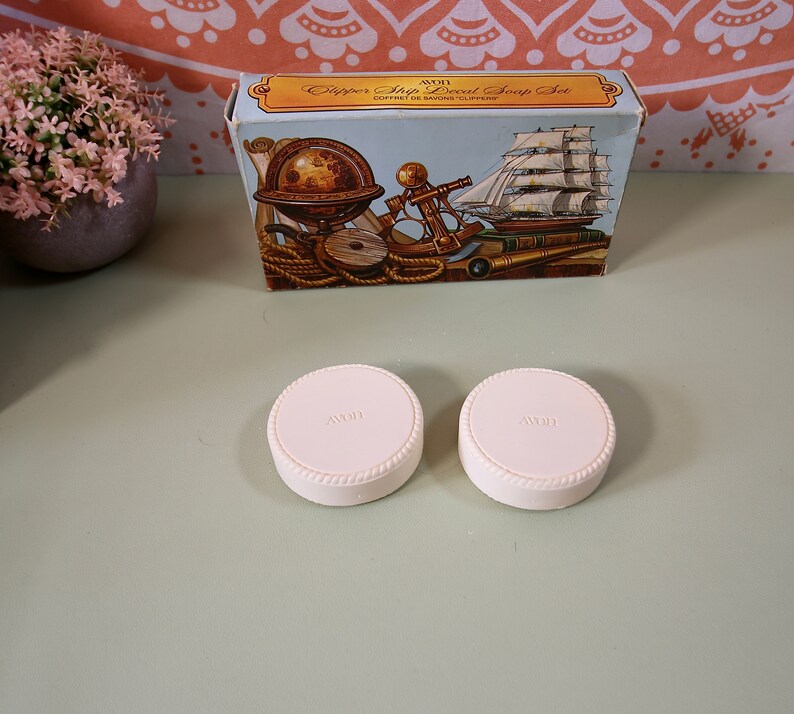 Vintage Soap Avon Clipper Ship Decal Set of Soaps - Etsy