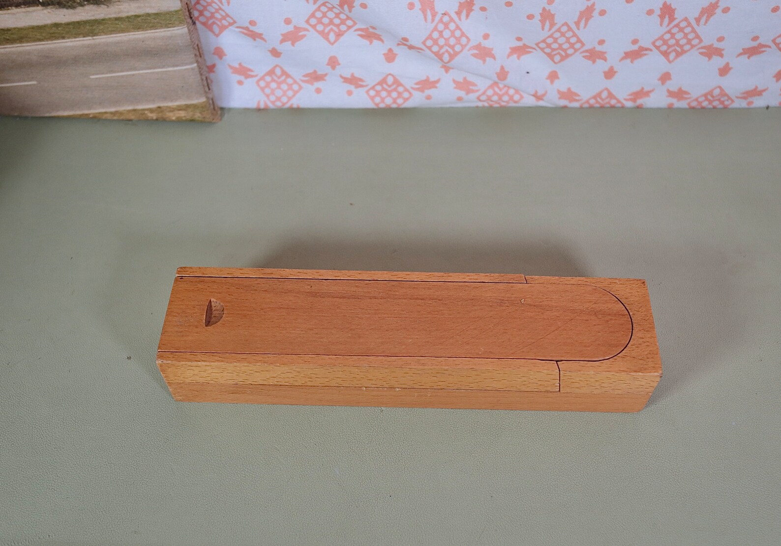 Vintage Pencil Box Wooden Pencil Box - Etsy UK