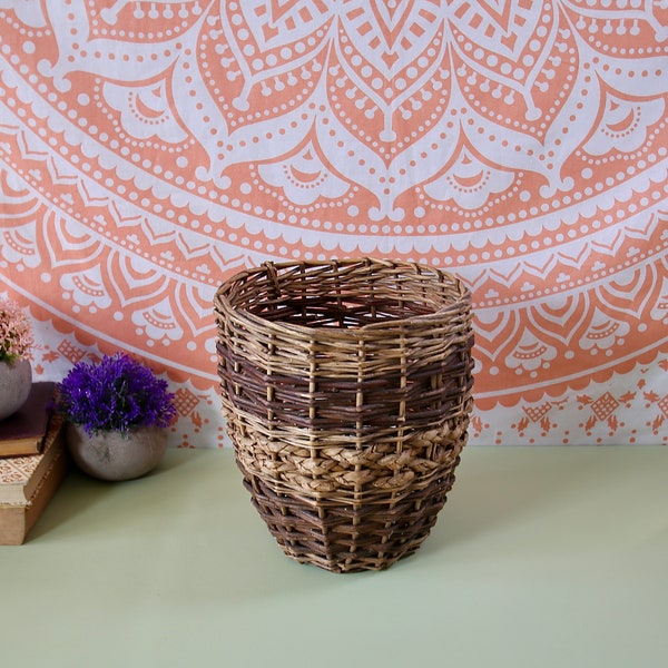 Wicker Planter - Etsy