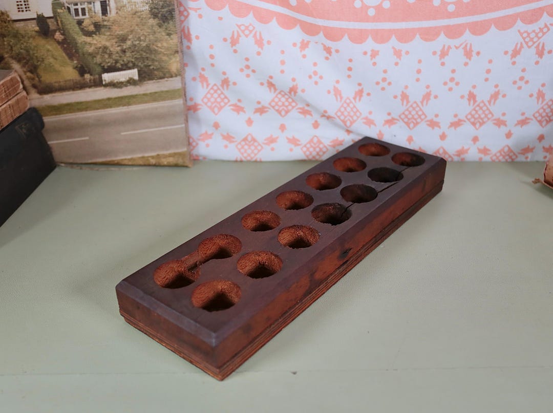 Vintage Wooden Lab Test Tube Holder Small Bottle Holder - Etsy