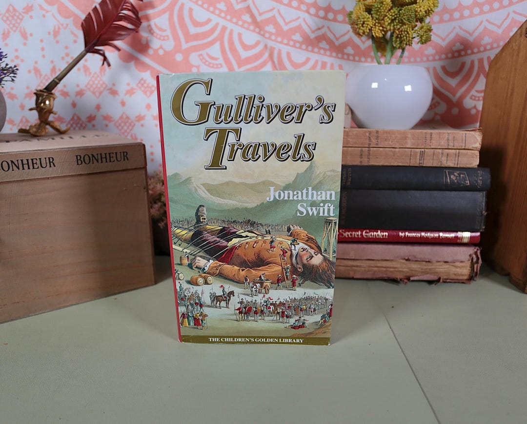 Vintage Book Gullivers Travels by Jonathan Swift the Children's Golden ...