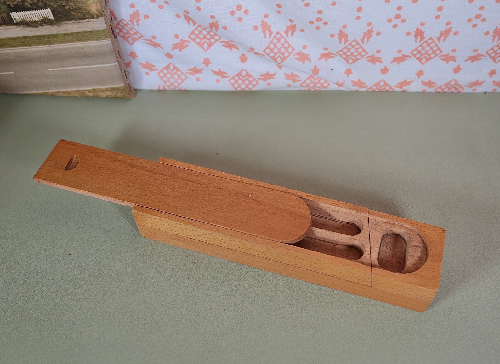Vintage Pencil Box Wooden Pencil Box - Etsy UK