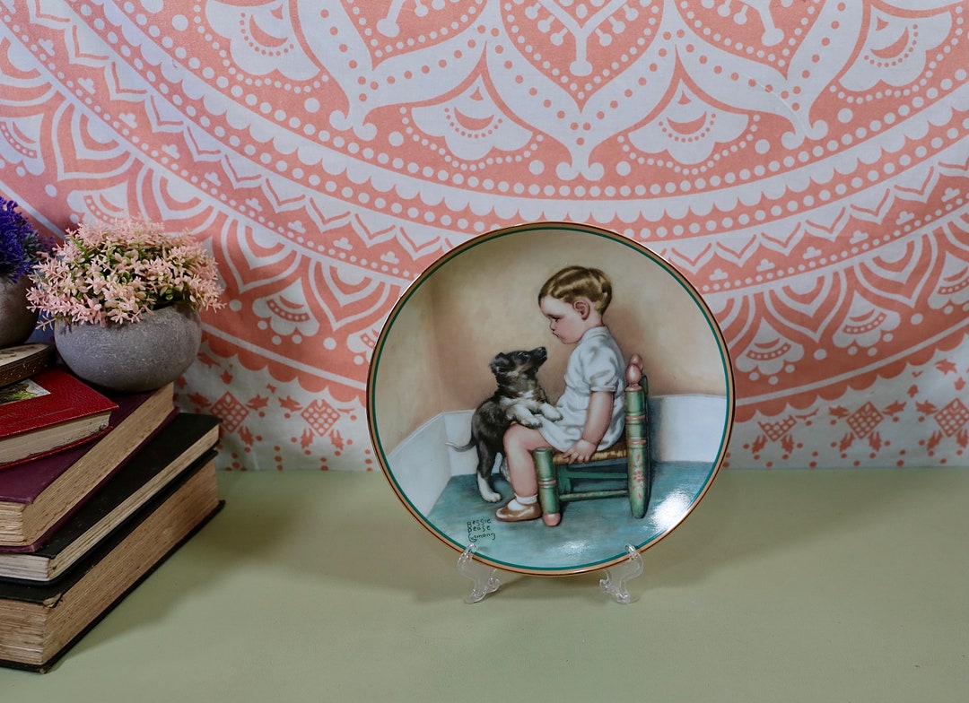 Vintage Plate Bessie Pease Gutmann Sympathy Collectors Plate Hamilton ...