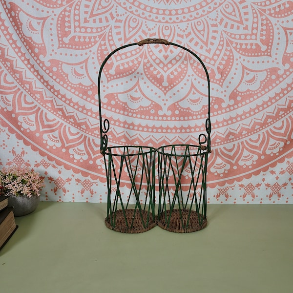 Wicker Bottle Holder - Etsy