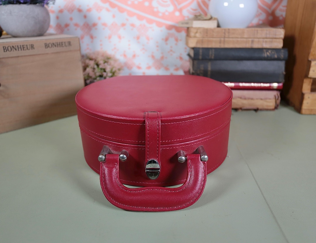 Vintage Small Red Vanity Case Vanity Storage Case - Etsy UK