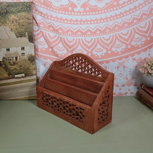 Vintage Letter Rack Wooden Letter Rack - Etsy