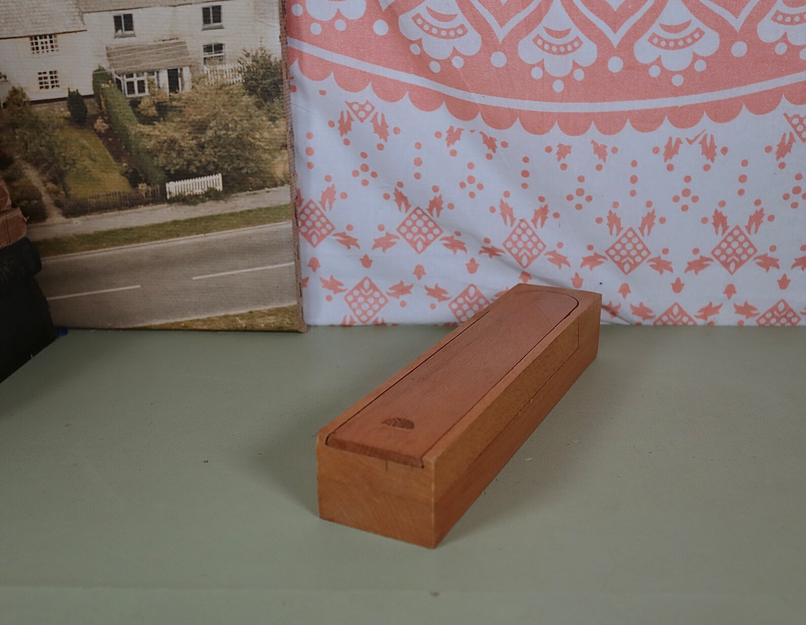 Vintage Pencil Box Wooden Pencil Box - Etsy UK