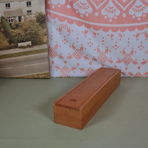 Vintage Pencil Box Wooden Pencil Box - Etsy UK