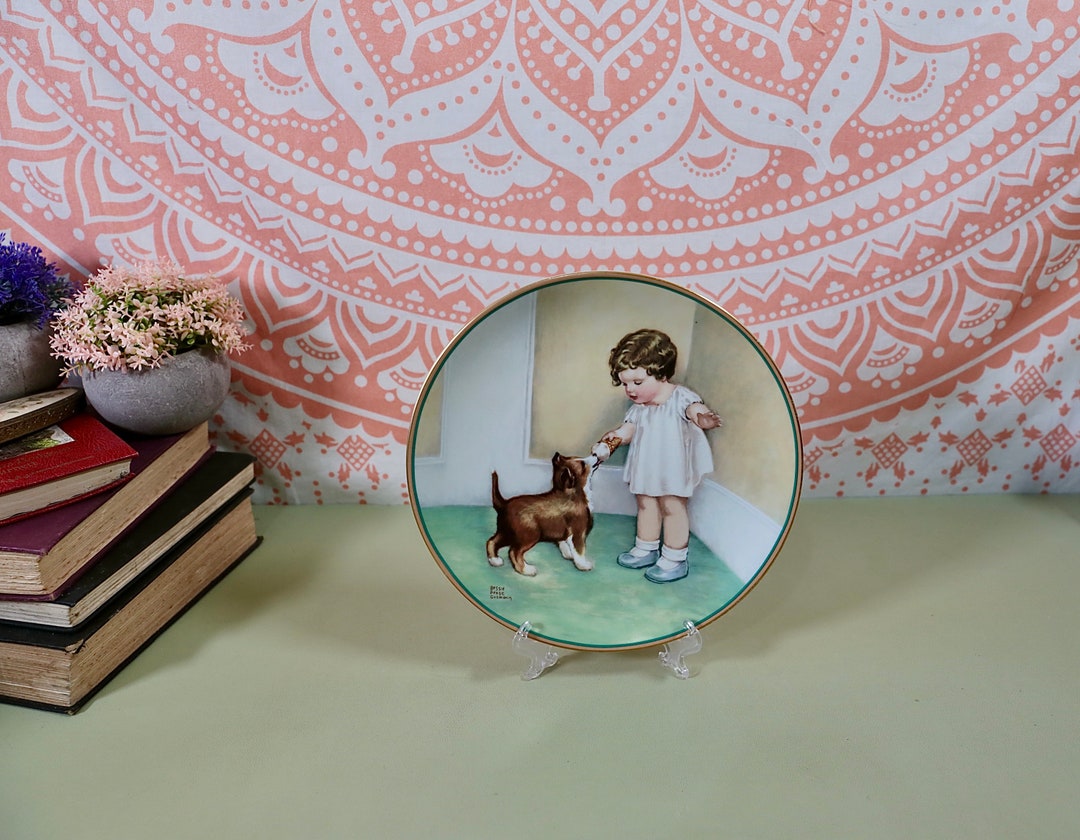 Vintage Plate Bessie Pease Gutmann the Reward Collectors Plate Hamilton ...