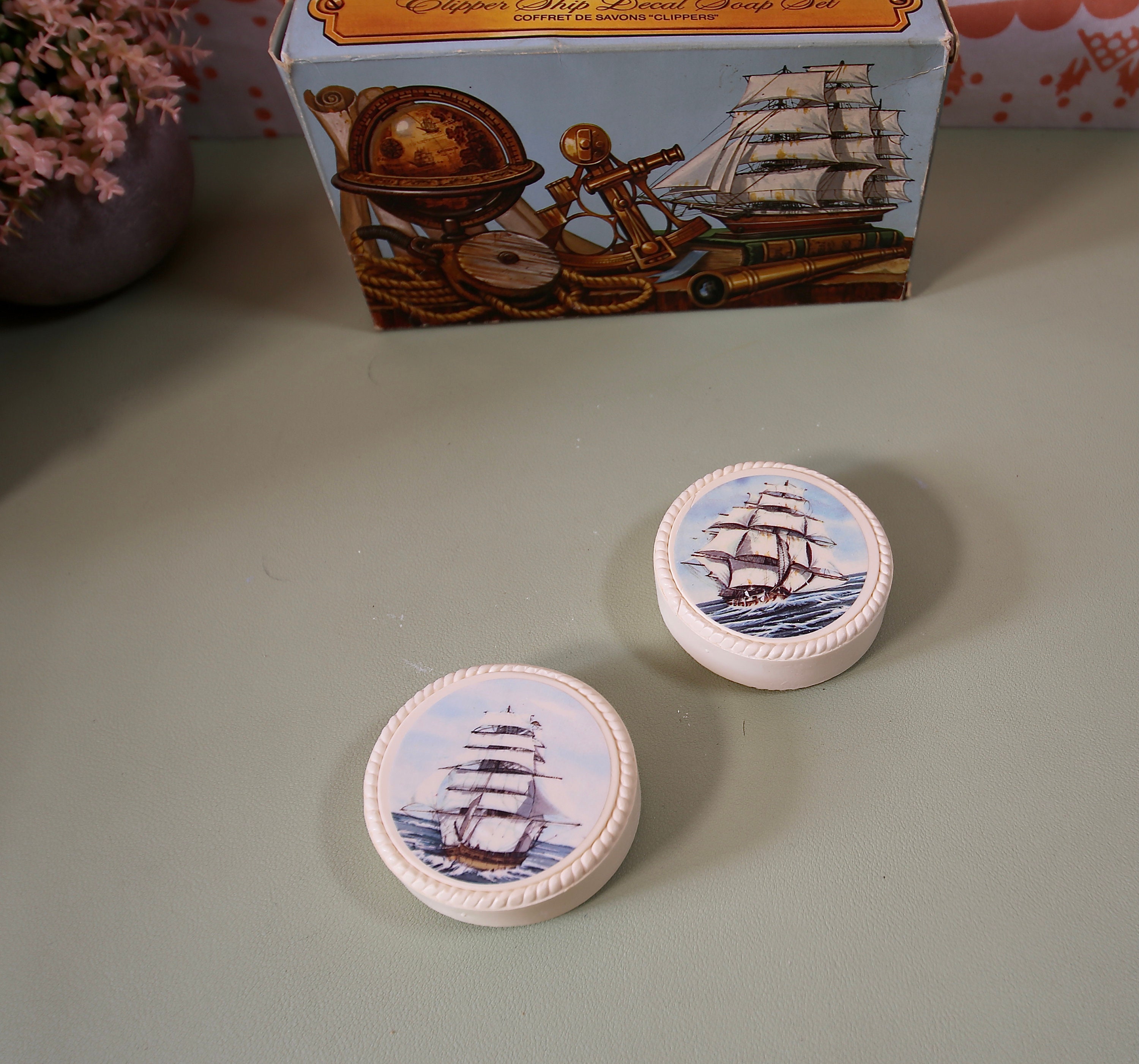 Vintage Soap Avon Clipper Ship Decal Set of Soaps - Etsy