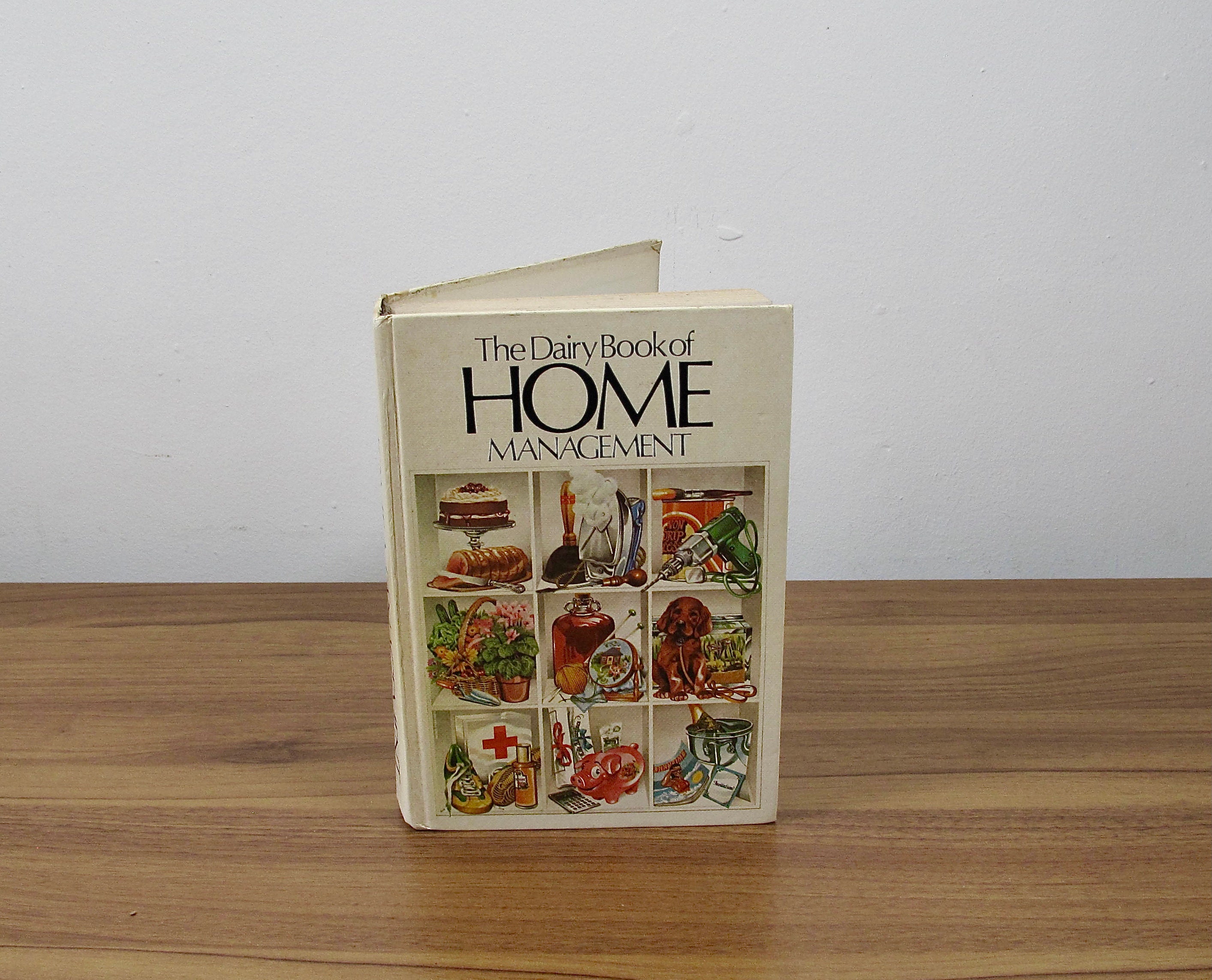 Vintage Dairy Book Home Management Book Retro Boho Display | Etsy