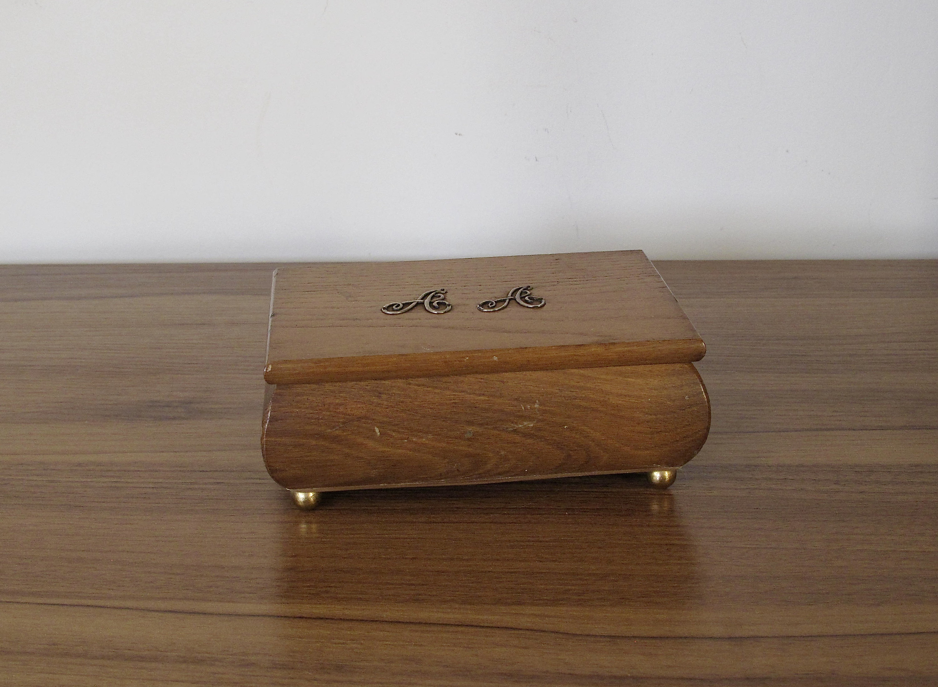 Vintage Rustic Wooden Storage Box Boho Old Card Box Wooden | Etsy