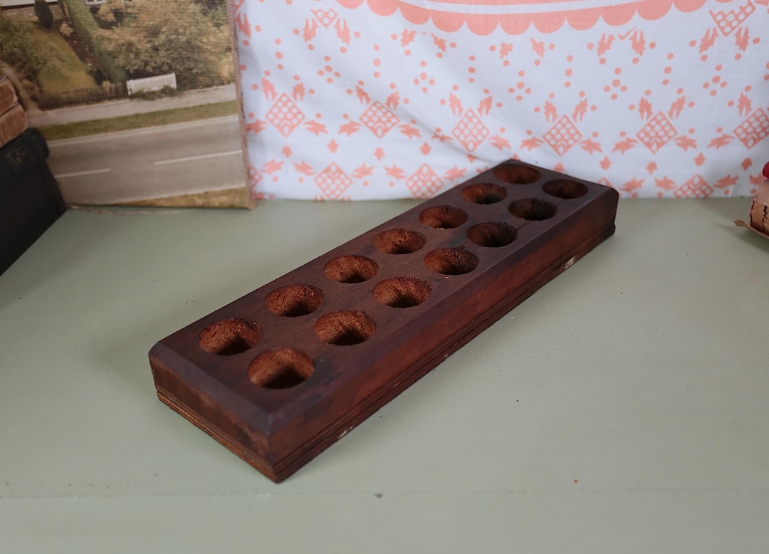 Vintage Wooden Lab Test Tube Holder Small Bottle Holder - Etsy