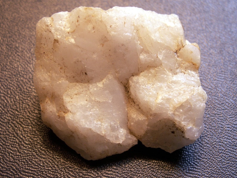 Natural White Bull Quartz stone | Etsy