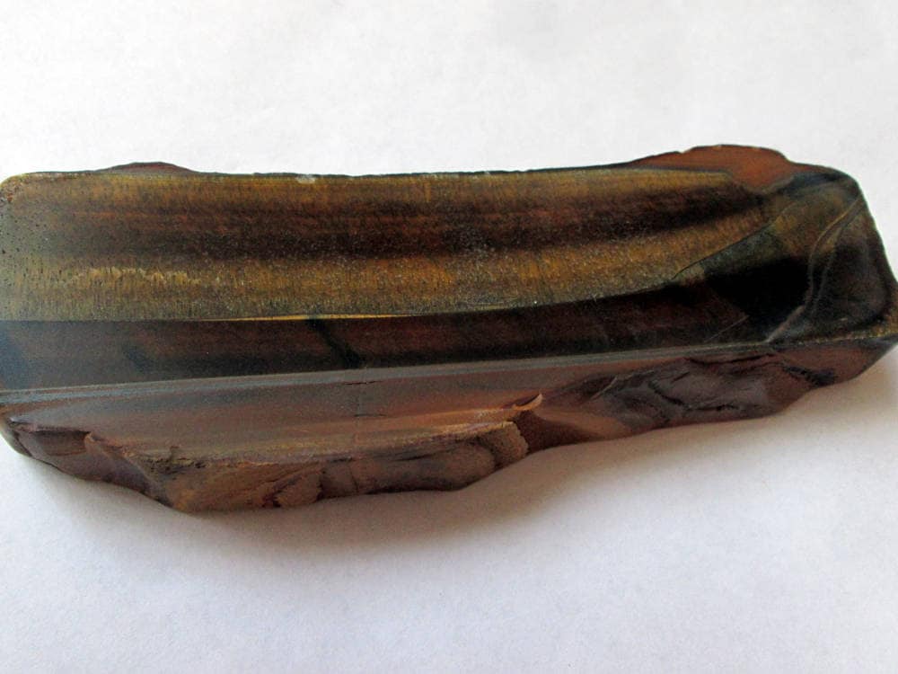Tiger Iron Banded Iron Tiger's Eye Tiger Eye Slab Chunk - Etsy Israel