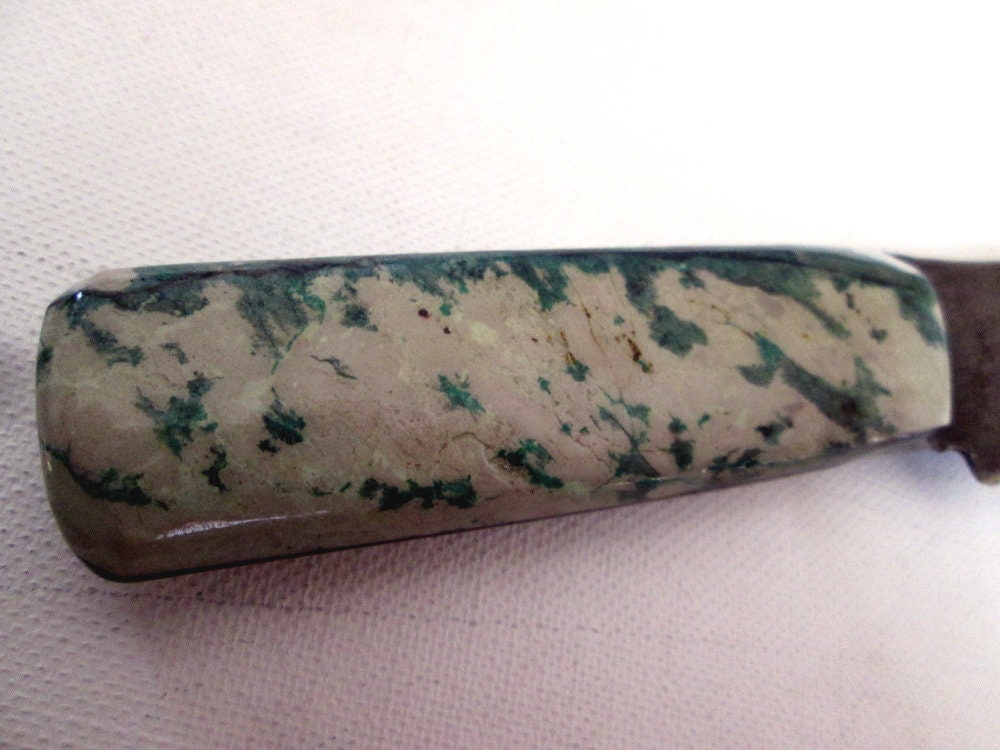 Rustic Rock Handle Hand Made Knife Made From Old Saw Blade - Etsy